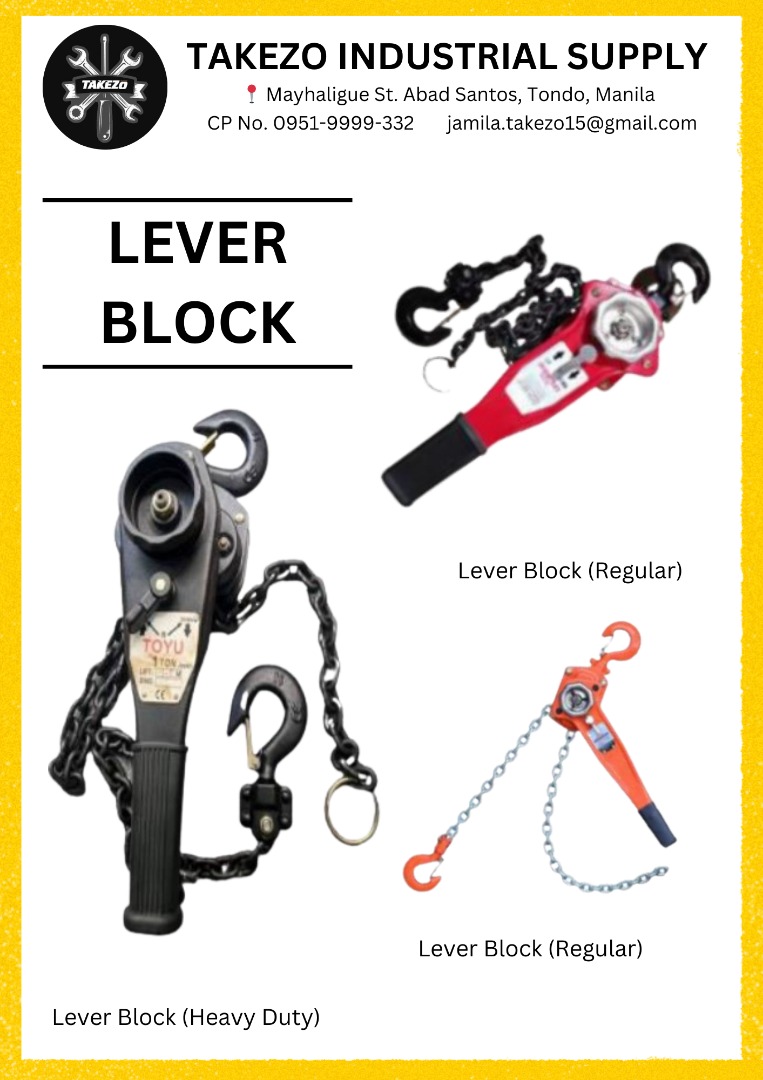 LEVER BLOCK REGULAR AND HEAVY DUTY on Carousell