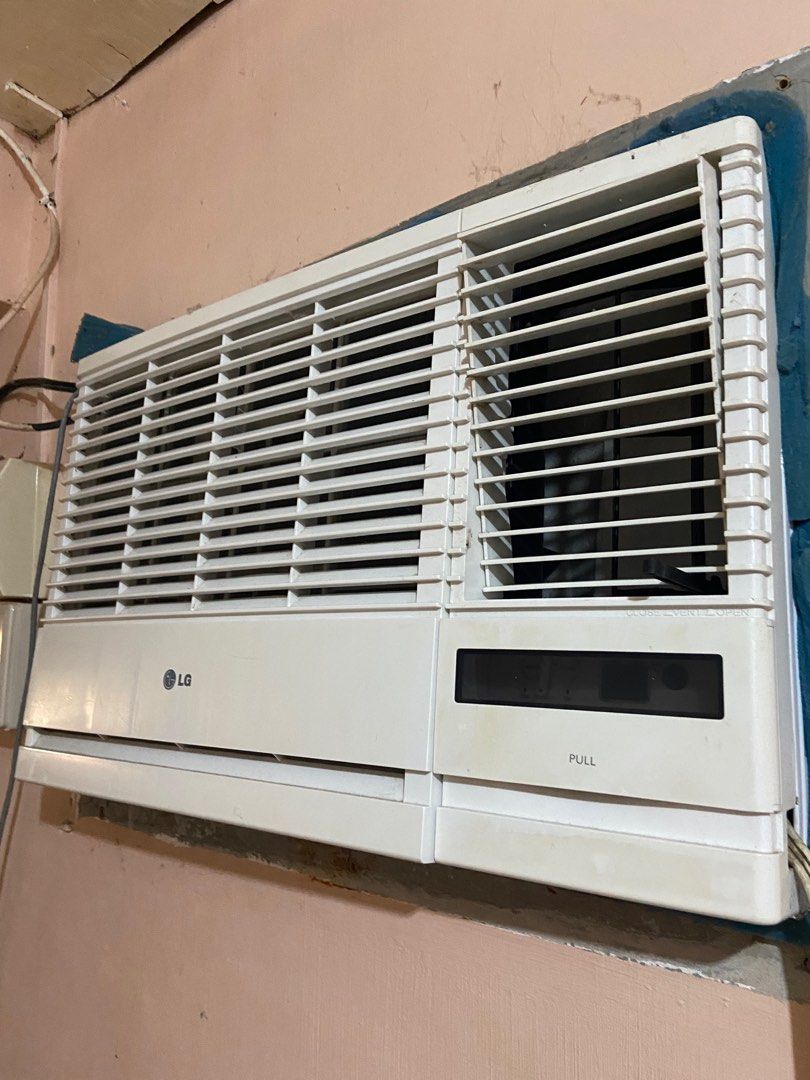 LG 1.5 HP Window Type Non-Inverter Aircon with Remote Control, TV ...