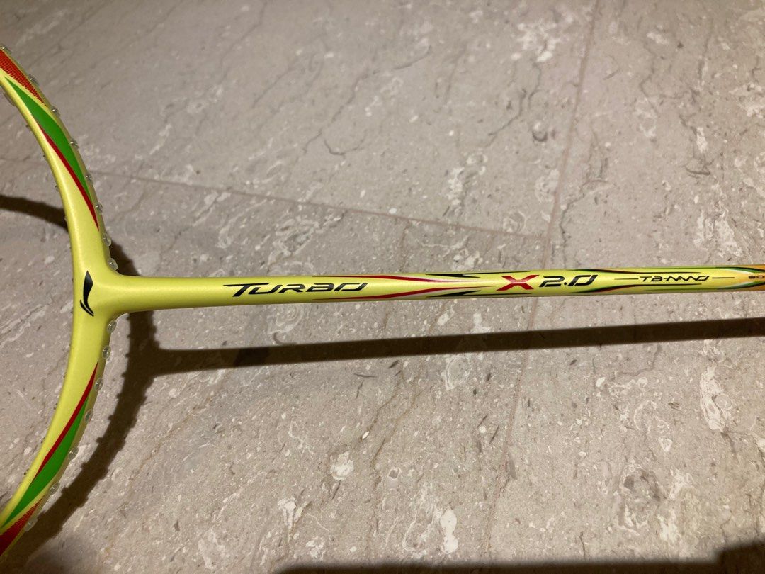 Li Ning Turbo X 2.0 Badminton Racket, Sports Equipment, Sports & Games ...