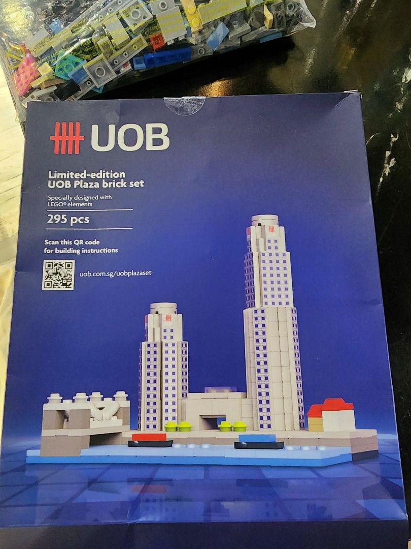 Limited Edition LEGO UOB Plaza Brick Set, Hobbies & Toys, Toys & Games ...