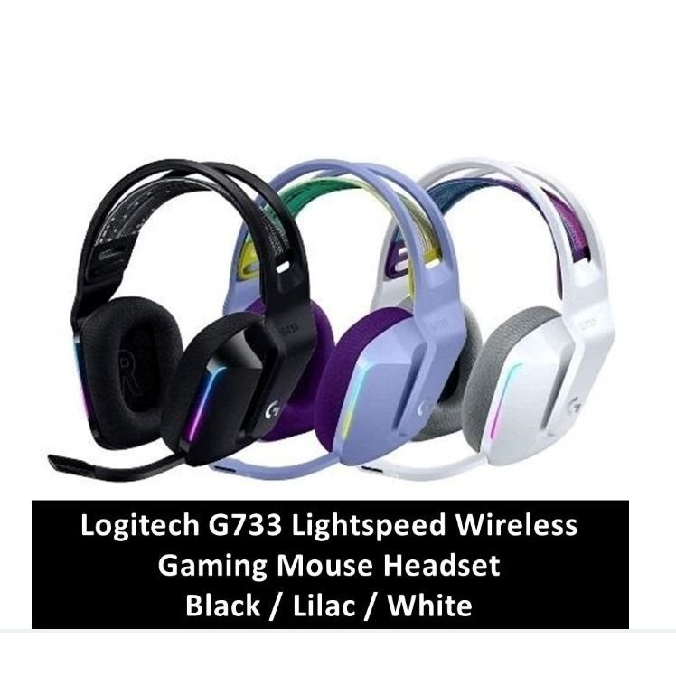 Logitech G733 Lightspeed Wireless Headset White, Audio, Headphones ...