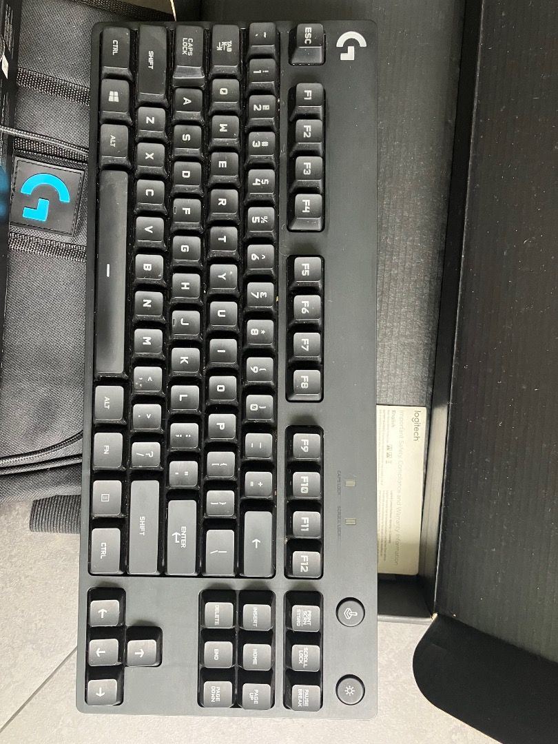 Logitech G Pro Keyboard & Mouse including cables and carrying case ...