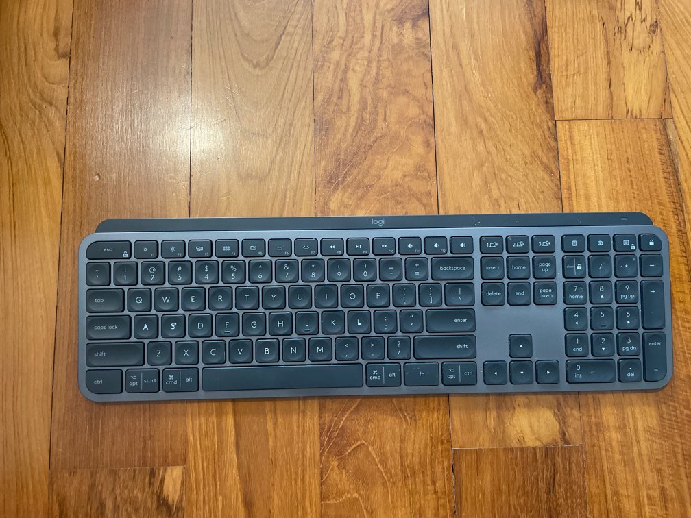 Logitech MX Keys Advance Keyboard Wireless (Graphite), Computers & Tech ...