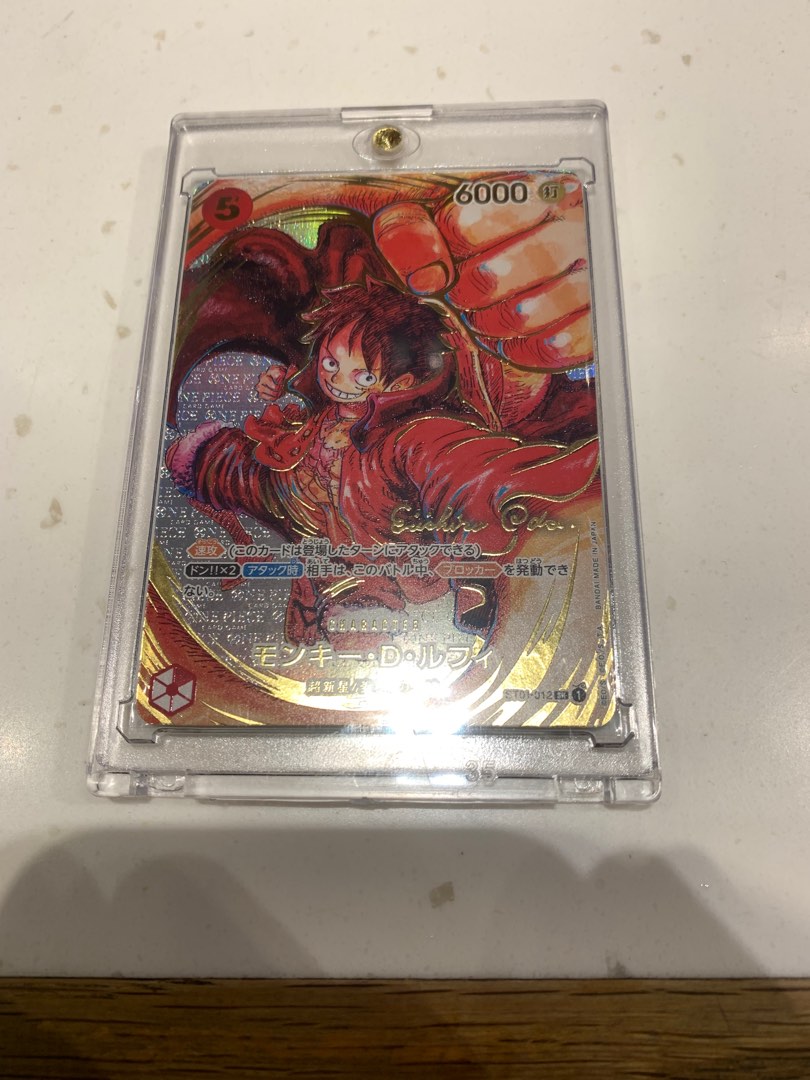 Luffy Anniversary Card (Oda Sensei Signature Card), Hobbies & Toys ...