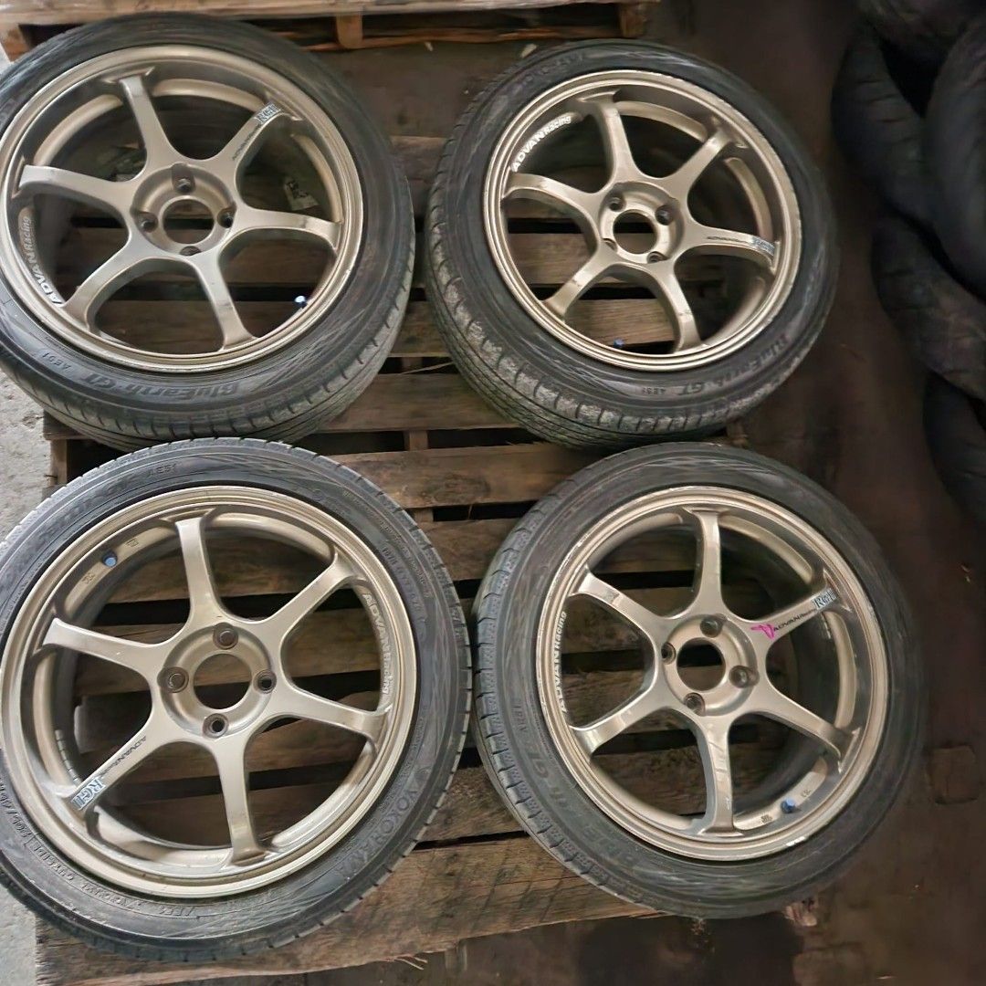 (MADE IN JAPAN) Advan Racing 16 inch rim (4x100), Car Accessories ...