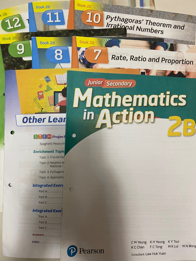 Mathematics in action 2B, 興趣及遊戲, 書本 & 文具, 教科書 - Carousell