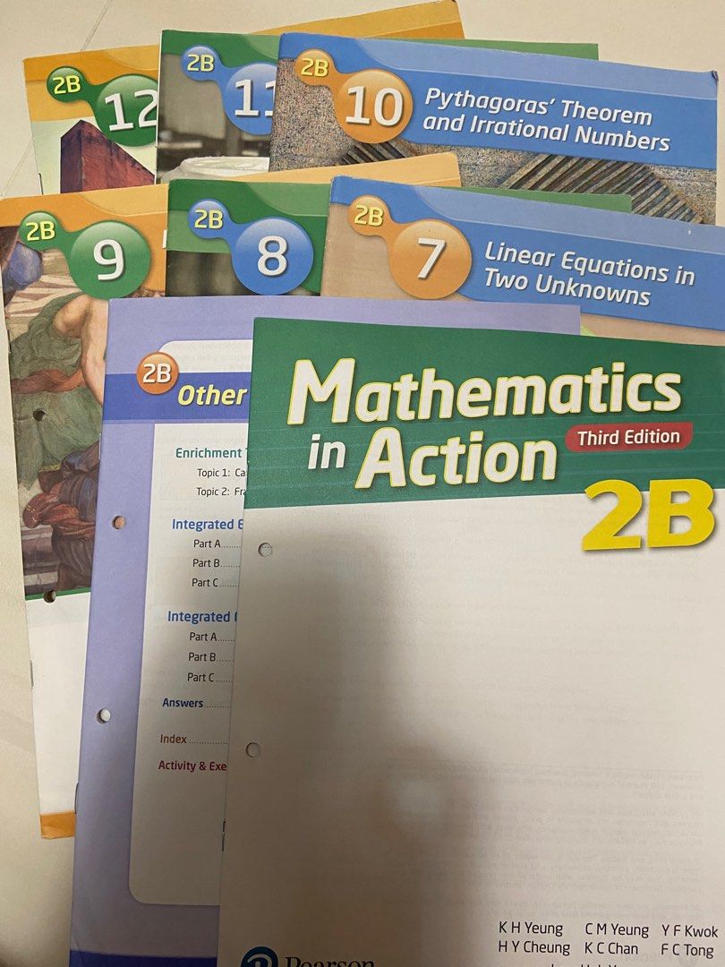 Mathematics in action 2B, 興趣及遊戲, 書本 & 文具, 教科書 - Carousell