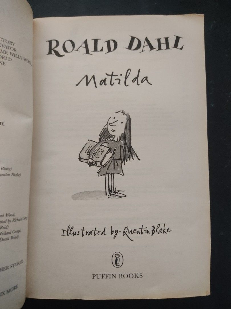 Matilda by Roald Dahl, Hobbies & Toys, Books & Magazines, Children's ...