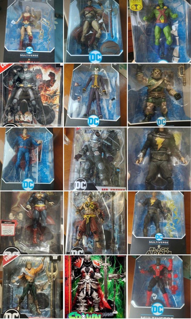 MCFARLANE DC MULTIVERSE/ DIRECT BATMAN AQUAMAN SUPERMAN JOKER JOHN ...