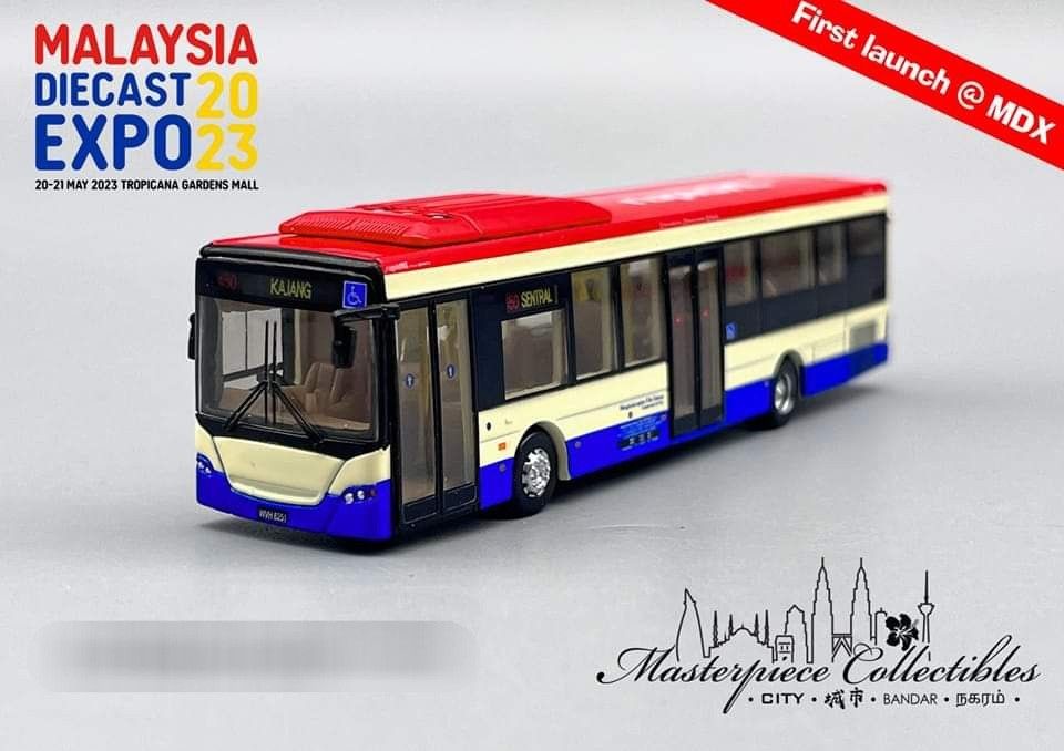 MDX Malaysia Diecast Expo 2023 Rapid Bus Malaysia Scania K270UB 1/110 ...