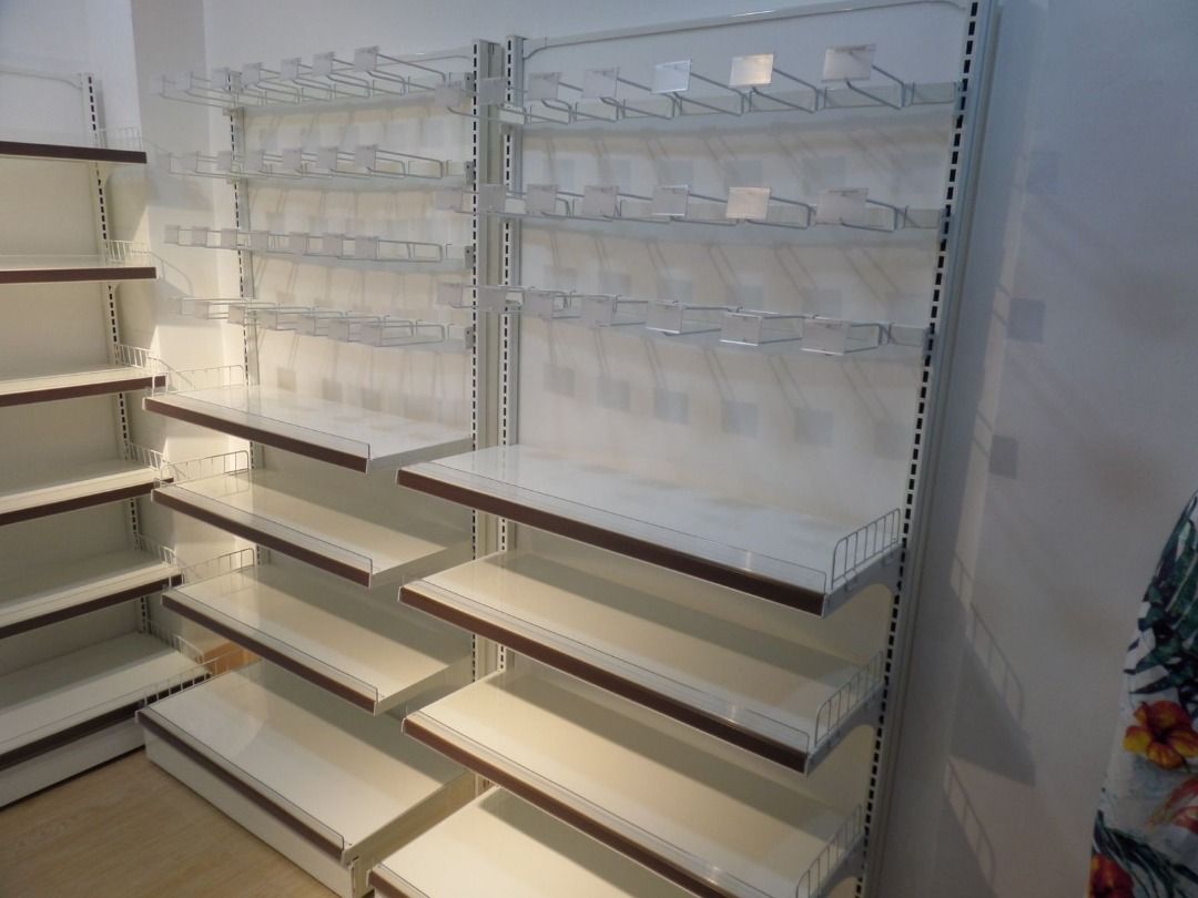 metal shelves standee racks gondola, Furniture & Home Living, Furniture ...