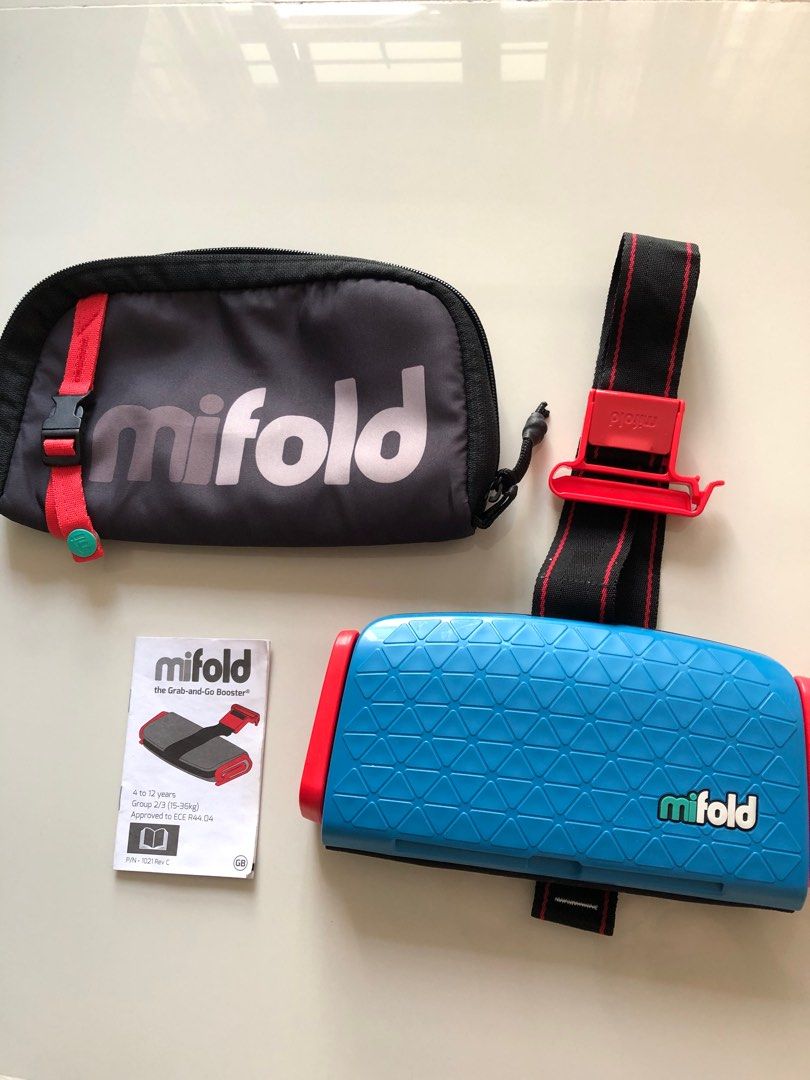 Mifold car sear grab and go booster, Babies & Kids, Going Out, Car ...