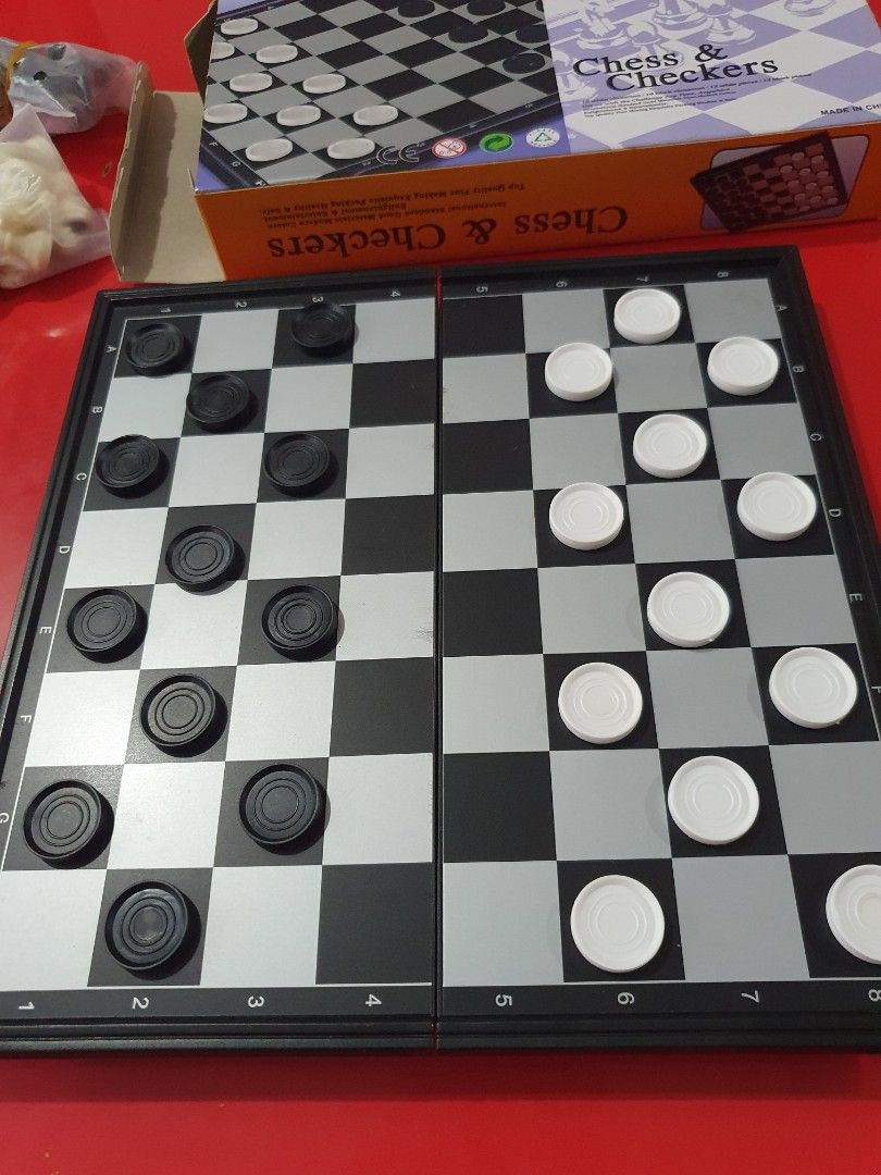 Mini Chess and Checkers, Hobbies & Toys, Toys & Games on Carousell