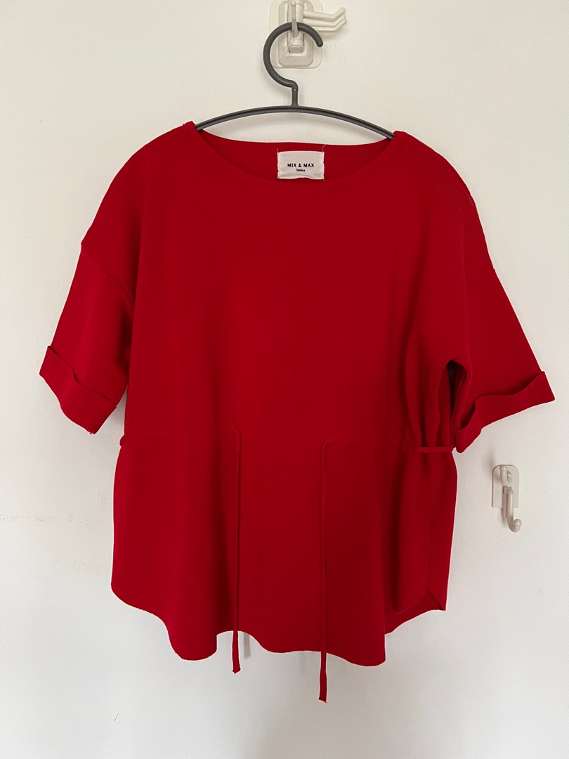Mix N Max Blouse Mix And Max Boutique Atasan Merah Cabe Bukan