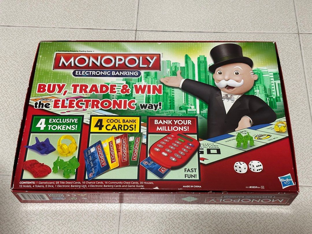 Monopoly Electronic Banking, Hobbies & Toys, Toys & Games on Carousell