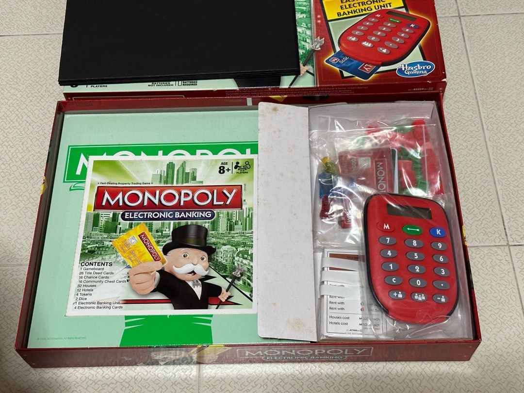 Monopoly Electronic Banking, Hobbies & Toys, Toys & Games on Carousell