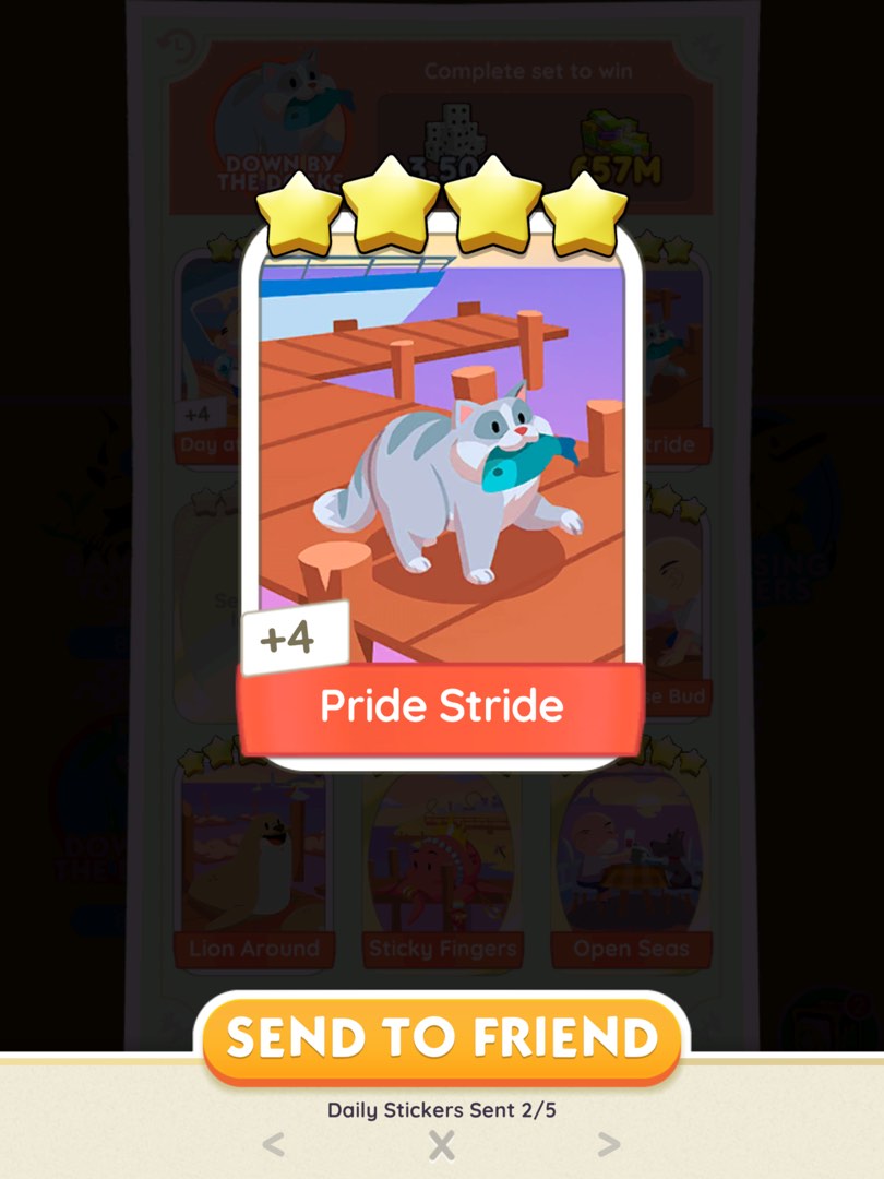 Monopoly Go! - pride stride, Hobbies & Toys, Collectibles & Memorabilia ...