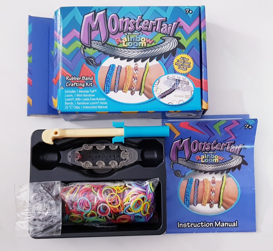 Monster Tail™ by the maker of Rainbow Loom®, Hobbies & Toys, Stationery ...