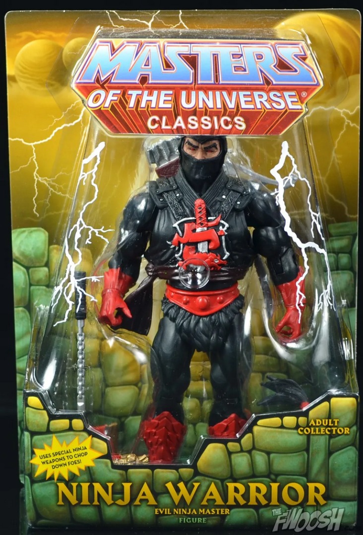 MOTU Classics Ninja Warrior Ninjor MISB Masters of the Universe Origins ...