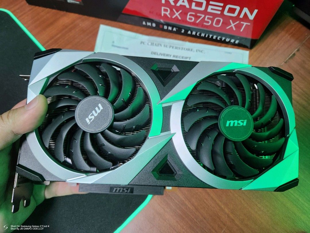 MSI Mech 2X AMD Radeon RX 6750XT 12GB GDDR6 Graphics Card, Computers ...