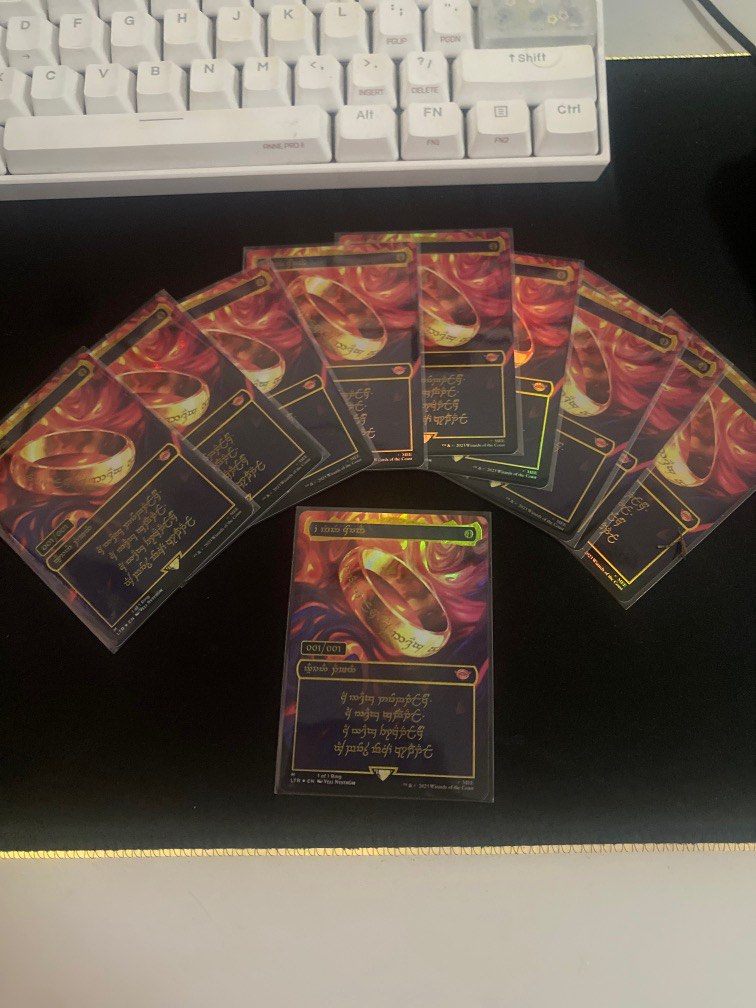 MTG One of One Ring Proxy, Hobbies & Toys, Toys & Games on Carousell