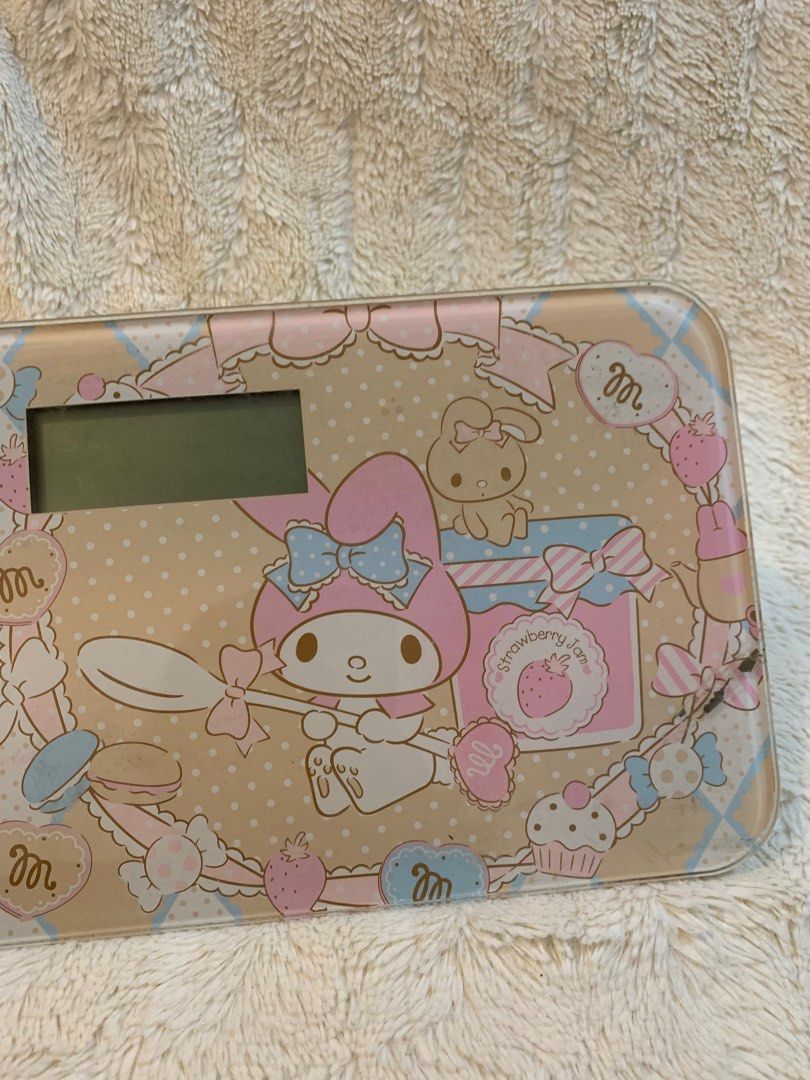 My Melody Sanrio digital scale, Health & Nutrition, Health Monitors ...