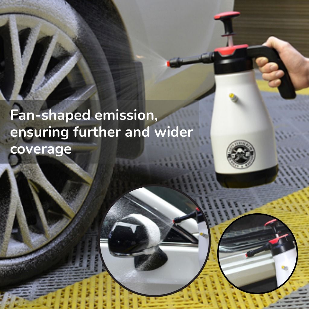 [New] Car Snow Foam Spray Washing Device With Pump Compressor Free Foam ...