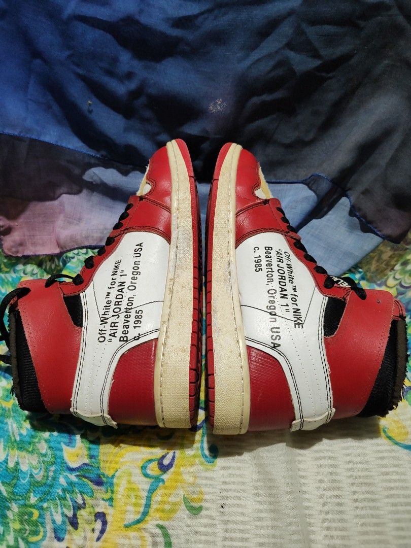 Nike the 10 Air Jordan 1 Nike X OFF-White Basketball Shoes/Sneakers ...
