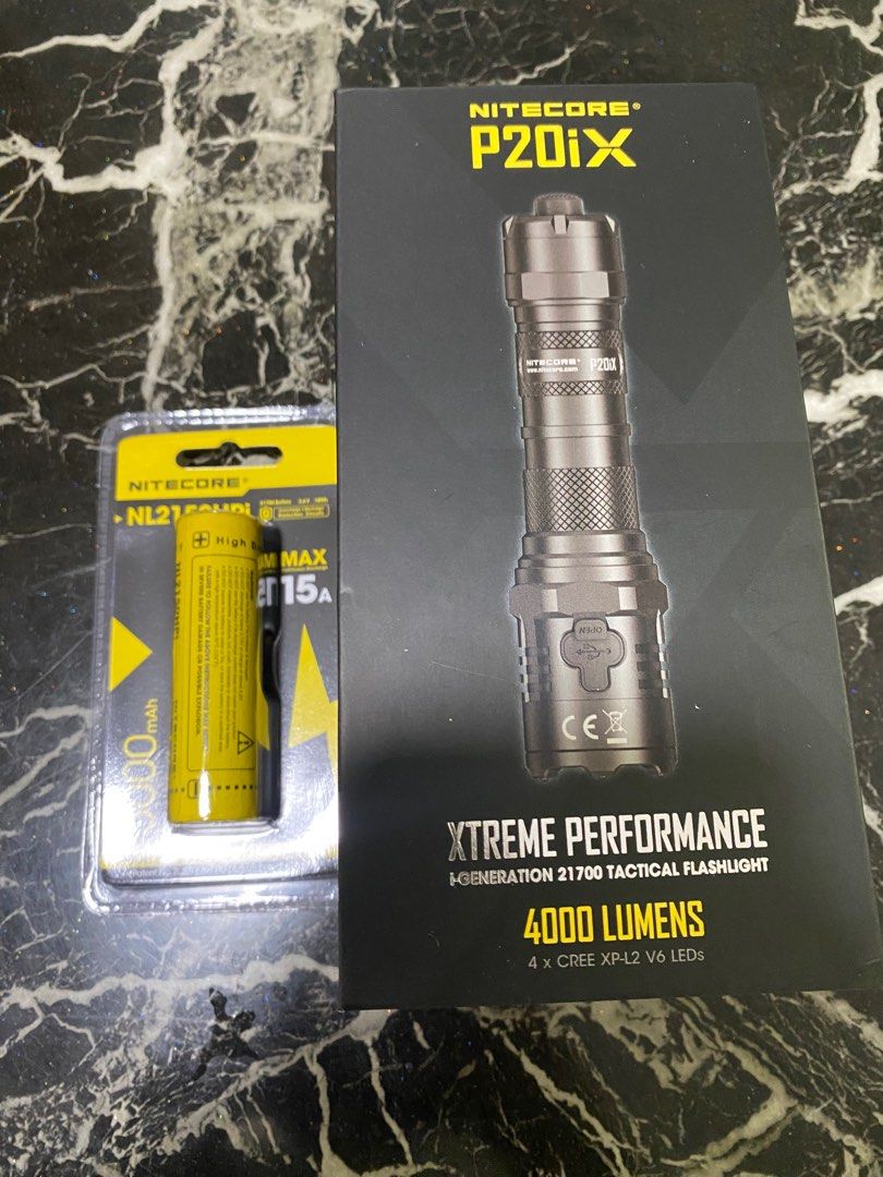 Nitecore P20iX 4000 lumen, Sports Equipment, Hiking & Camping on Carousell