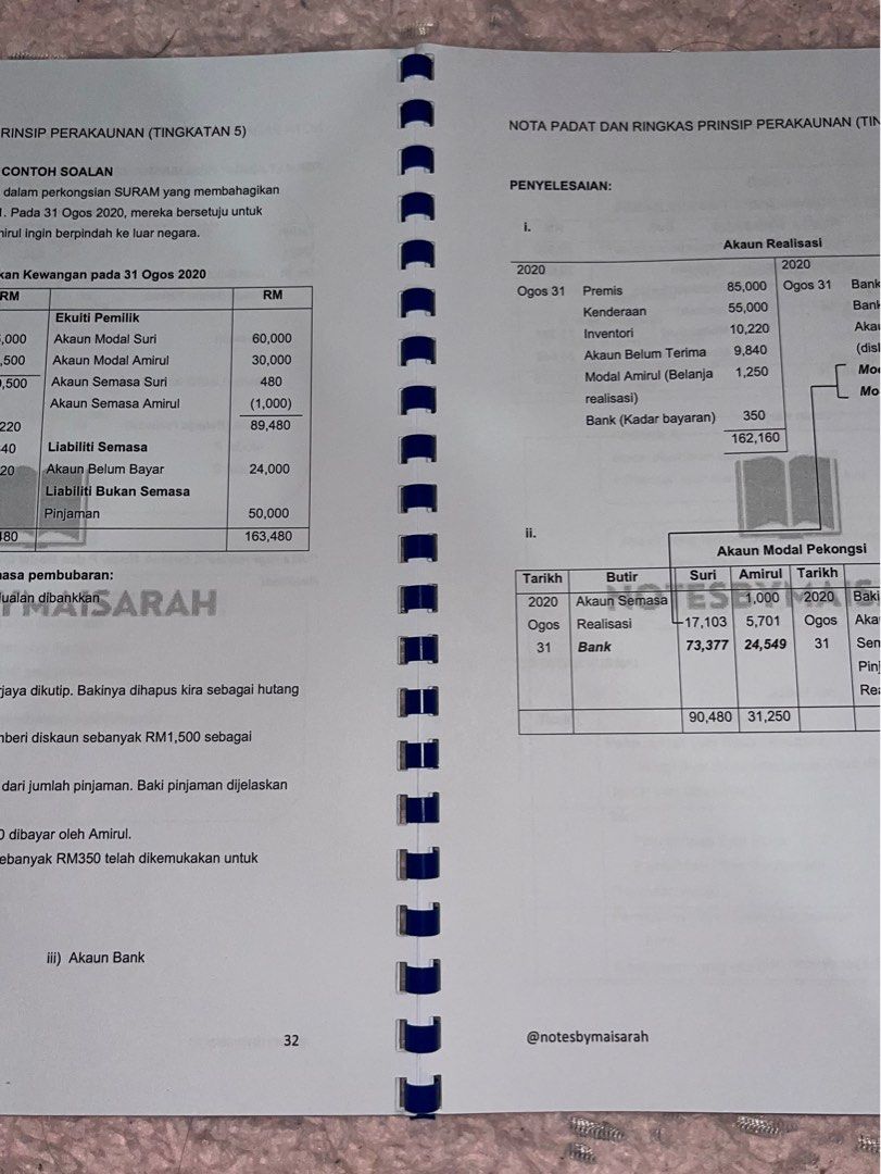Nota Prinsip Perakaunan Tingkatan 5, Hobbies & Toys, Books & Magazines ...