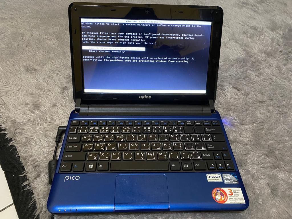 Notebook Axioo Pico CJM D823, Elektronik, Komputer, Laptop di Carousell