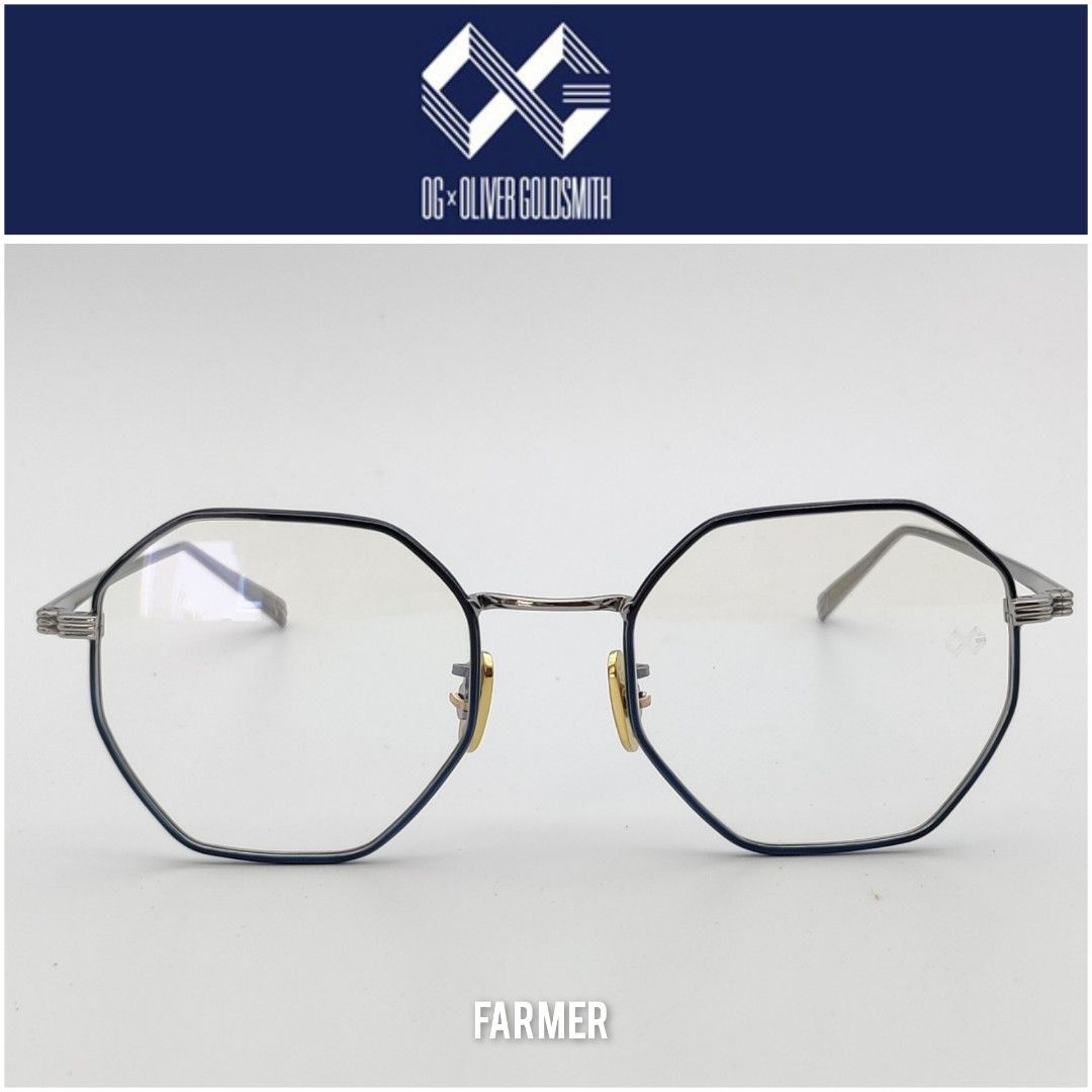 Og x Oliver goldsmith titanium spectacles farmer, Men's Fashion ...