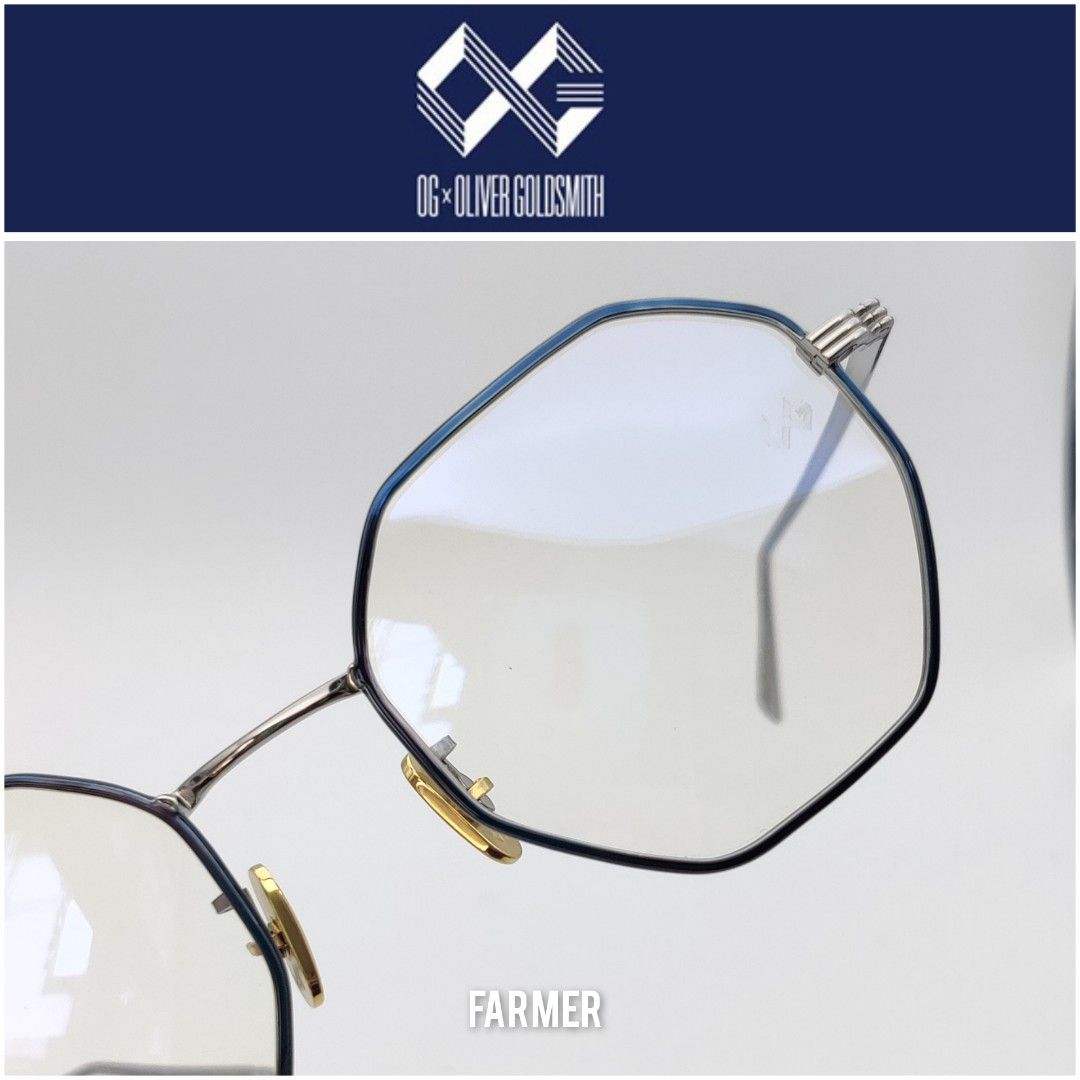 Og x Oliver goldsmith titanium spectacles farmer, Men's Fashion ...