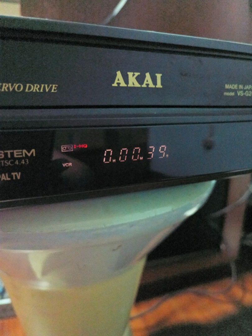 Old AKAI VHS Video Tape Player, Hobbies & Toys, Memorabilia & Collectibles, Vintage Collectibles ...