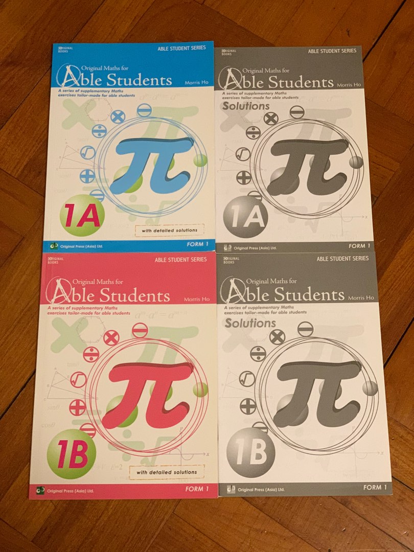 Original Maths for Able Students Book 1A and 1B, 興趣及遊戲, 書本 & 文具, 教科書 ...