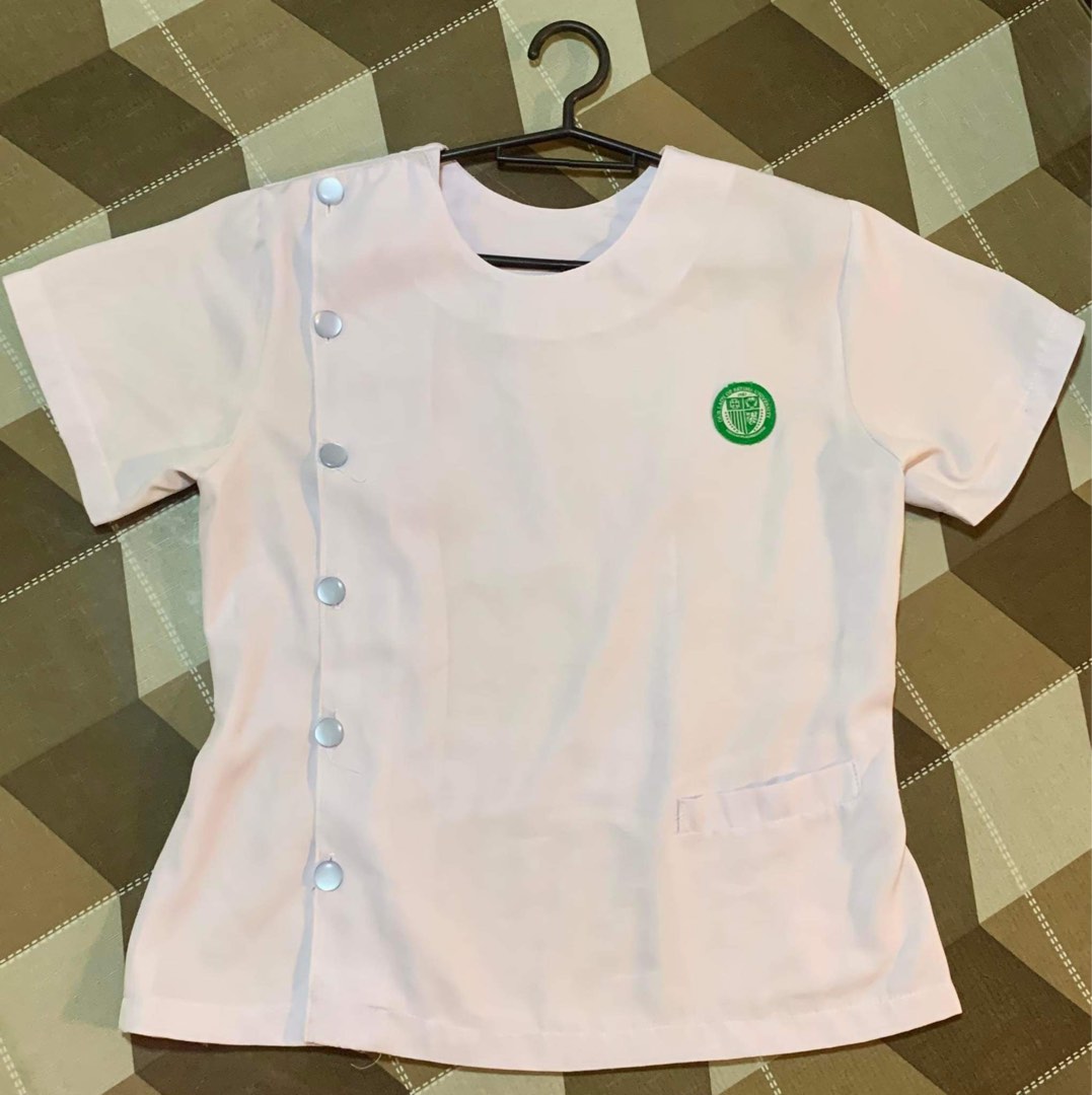 Our Lady of Fatima (OLFU) Med Tech Blouse Uniform, Women's Fashion ...