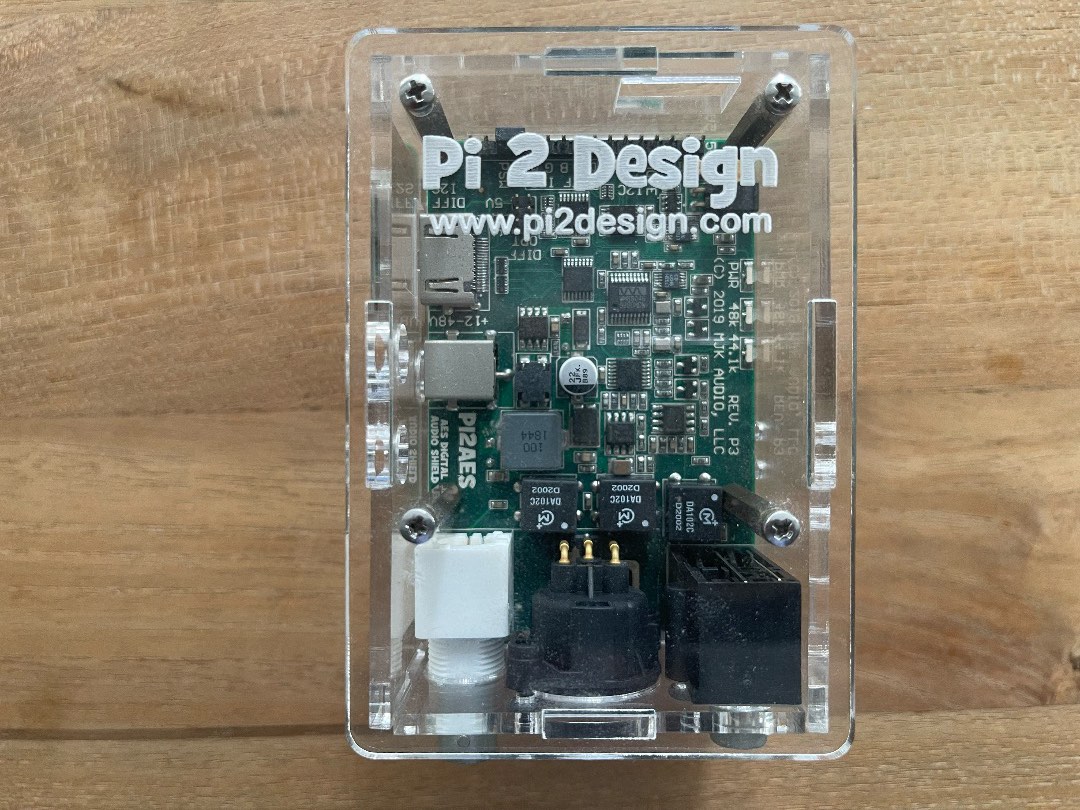 Pi2aes Pro Digital Audio Shield W/Balanced AES Contact Streamer ...