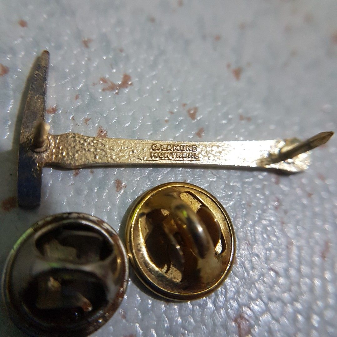 Pin asli vintage bukan repro Bentuk Belencong Gancu buatan Kanada ...