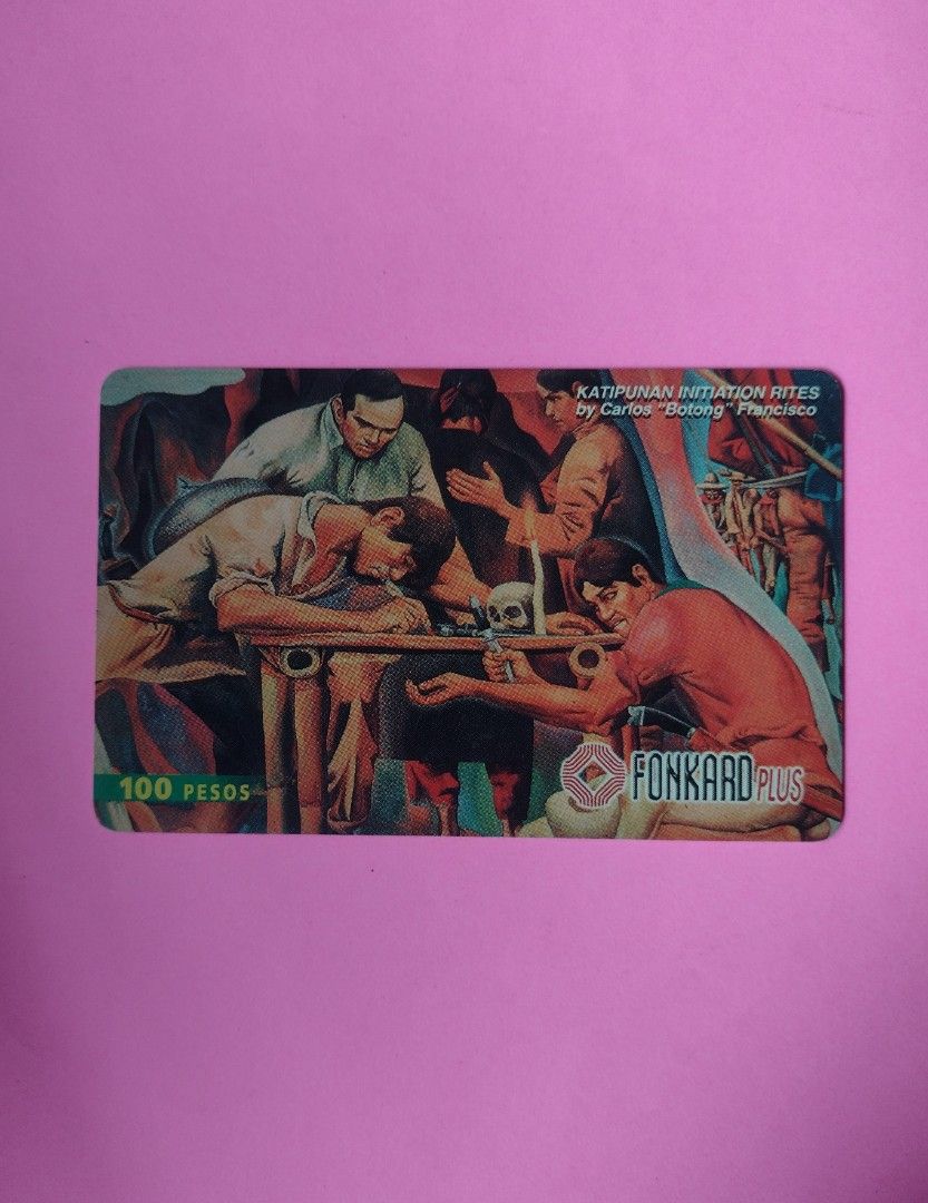 PLDT Phonecards (Used ) : " Katipuneros Tearing Their Cedulas " and ...