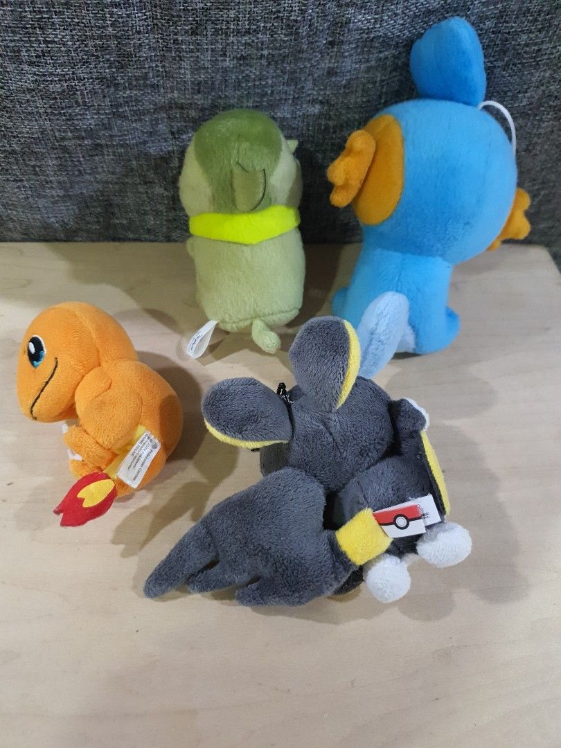 Pokemon Emolga Axew pc combo, Hobbies & Toys, Toys & Games on Carousell