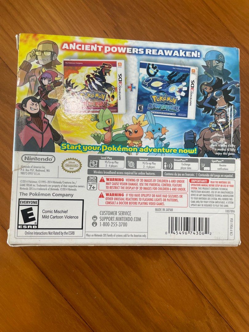 Pokémon Omega Ruby + Alpha Sapphire, Video Gaming, Video Games ...