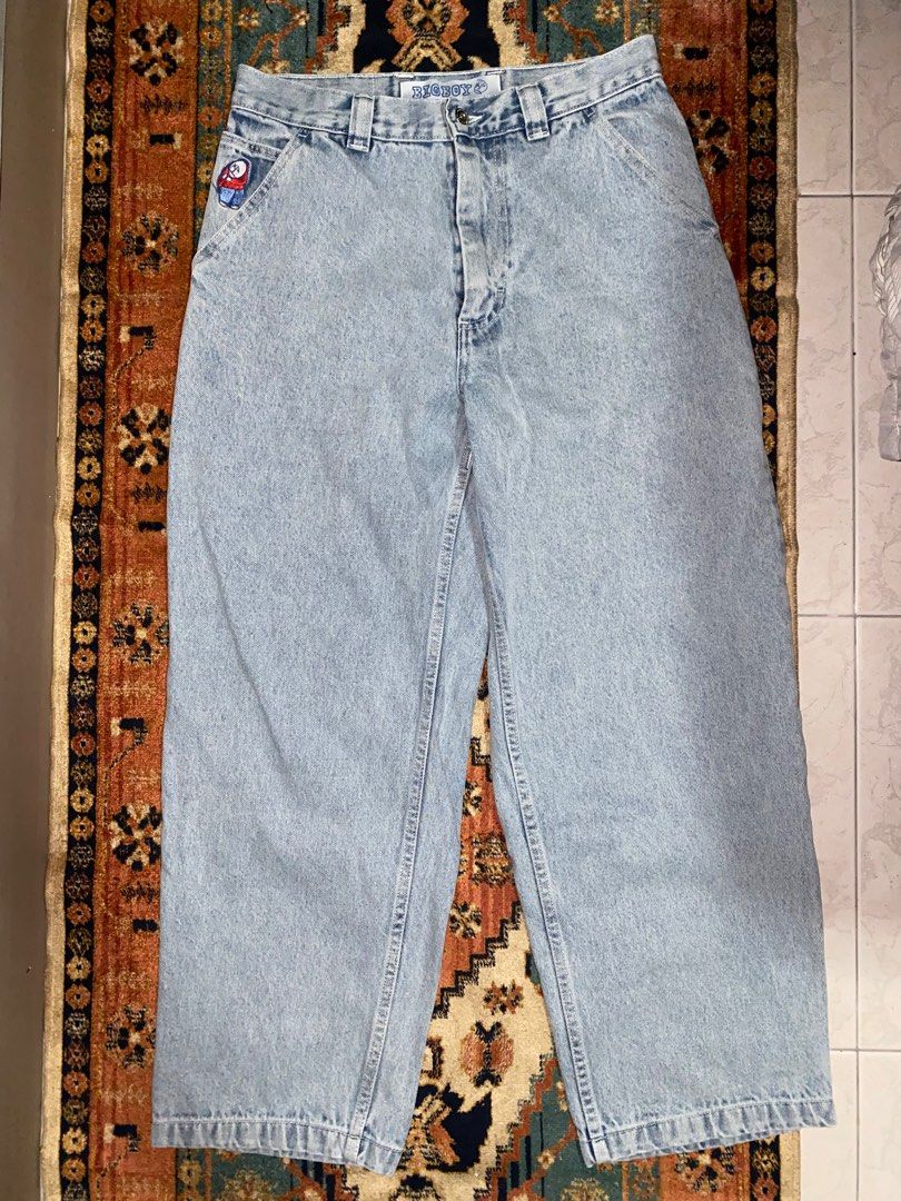 Polar Big Boy Light blue work pants/jeans (RARE), Men's Fashion ...