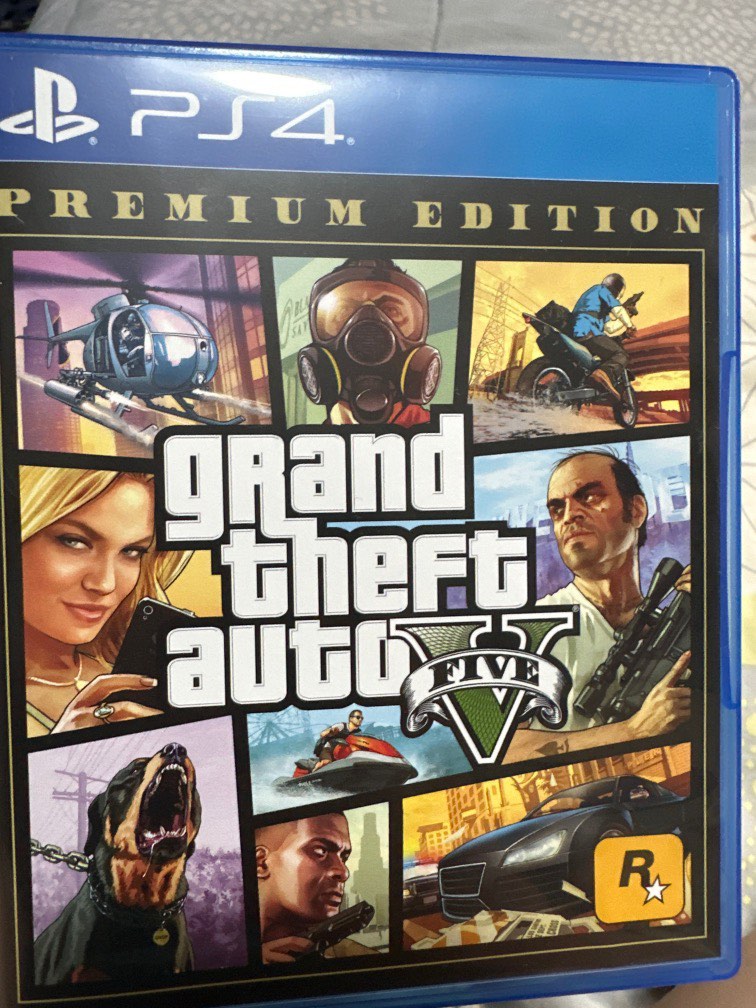 PS4 - Grand Theft Auto V Premium Edition R3 (GTA) on Carousell