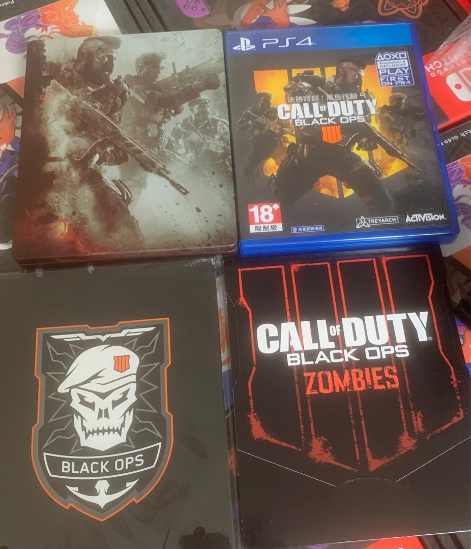 PS4 Games call of duty Black Ops 4 limited edition, Video Gaming, Video ...