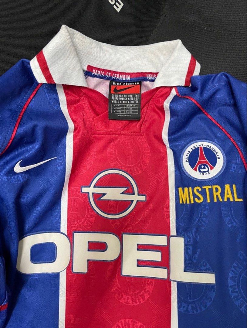 Psg Paris Saint-Germain 1996-97 Home soccer/football jersey/kit rare ...
