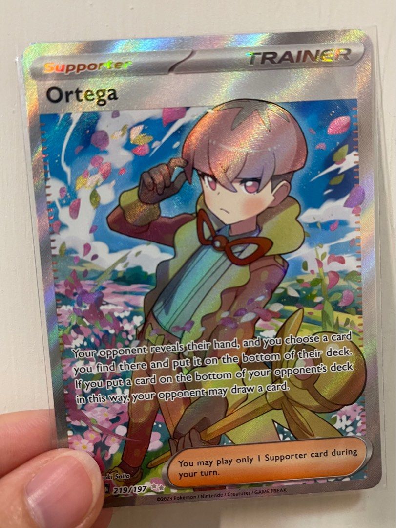 PTCG Pokemon Ortega 奧爾迪加 Full art 國際版 美版, 興趣及遊戲, 玩具 & 遊戲類 - Carousell