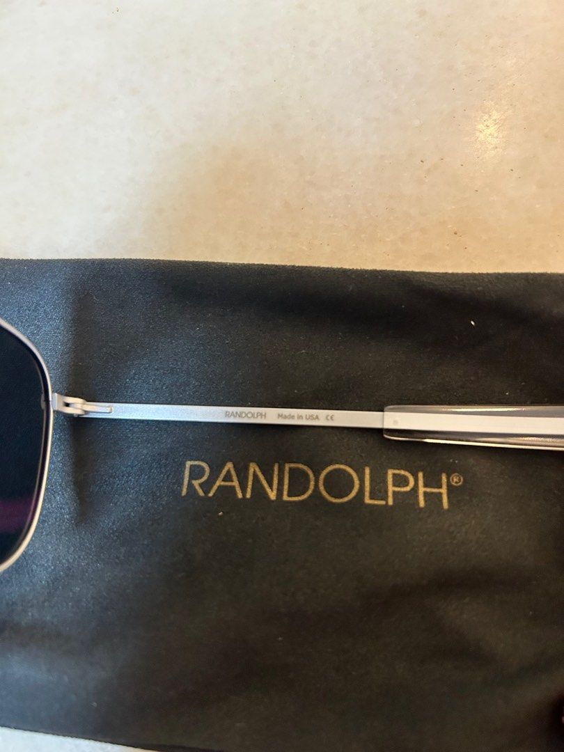 Randolph Engineering Aviator - Matte Chrome & Atlantic Blue, Men's ...