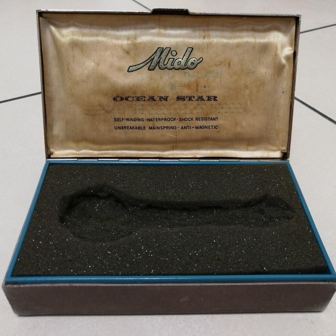 RARE Mido Ocean Star Watch BOX Antique Vintage, Hobbies & Toys ...