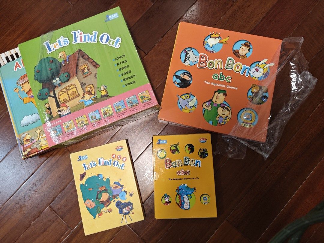 rass language -Lets find out & Bon bon abc, 興趣及遊戲, 書本 & 文具, 小朋友書 ...