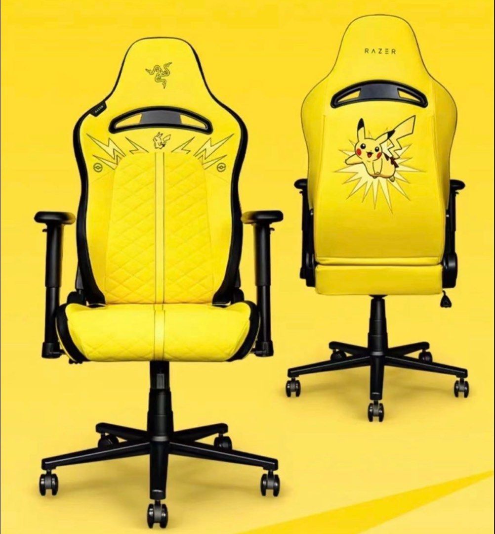 RAZER ENKI CHAIR POKEMON/MELODY EDITION, Furniture & Home Living ...
